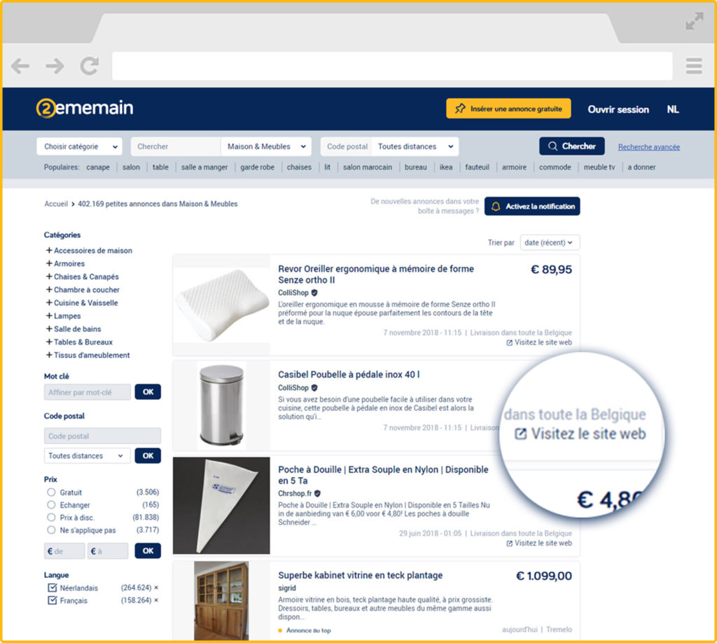 Admarkt Local Homepage - 2ememain.be Professionnel | 2ememain.be ...